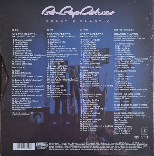 Be-Bop Deluxe - Drastic Plastic (4CD+DVD) – Parasol Mail Order